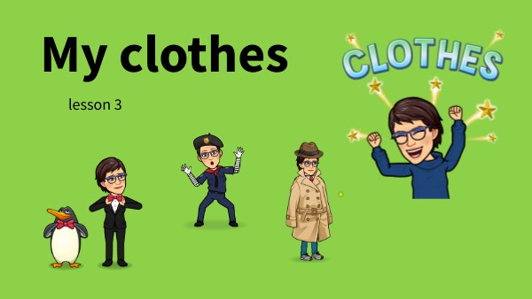 Clothes lesson 3 | Genially
