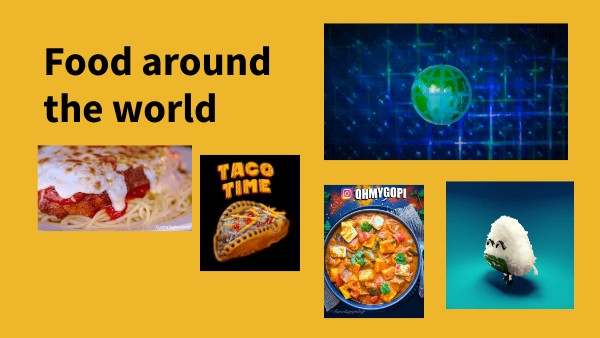 Food around the world