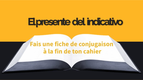 El presente del indicativo 4° | Genially