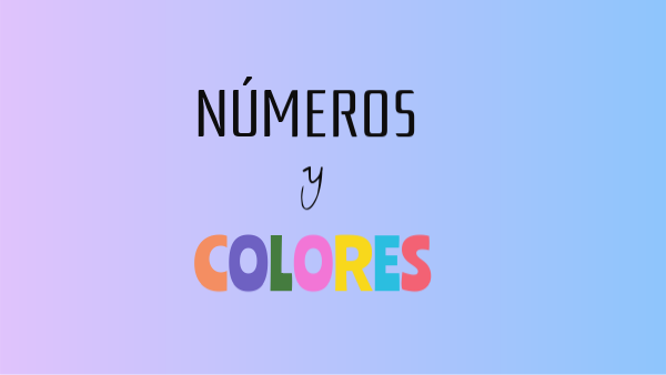 números y colores | Genially