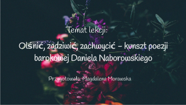 Daniel Naborowski | Genially