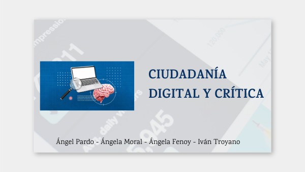 CIUDADANÍA DIGITAL Y CRÍTICA