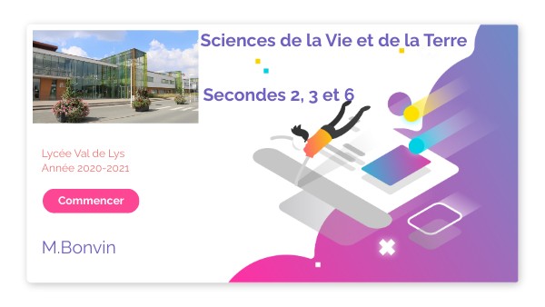 Seconde SVT - Val de Lys - Distanciel 2021 | Genially