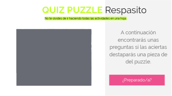 Quiz puzzle | Genially