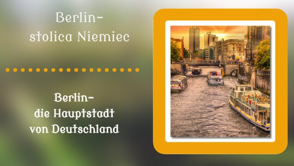 Berlin- die Hauptstadt von Deutschland | Genially