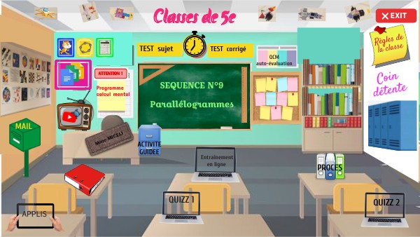 5e Parallélogrammes Mme MICELI | Genially