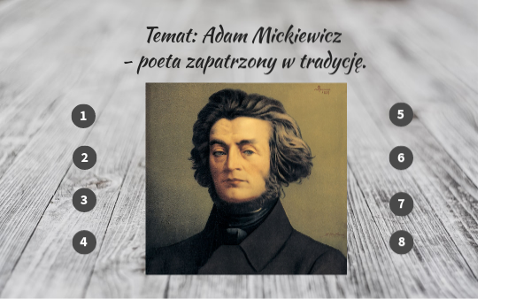 Adam Mickiewicz | Genially