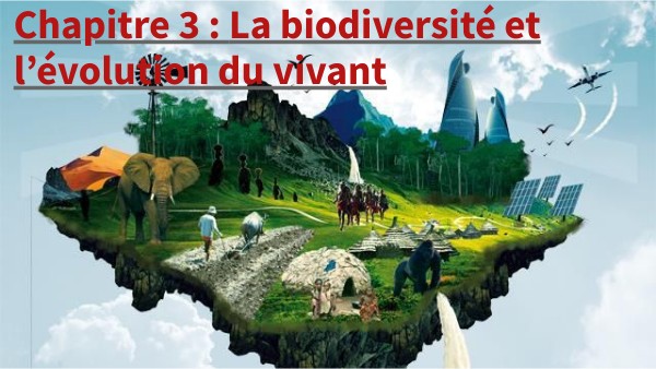 Chapitre 3 : la biodiversité et l'évolution du vivant | Genially