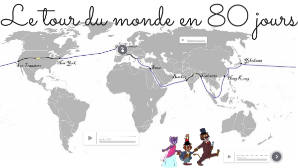 Le tour du monde en 80 jours | Genially