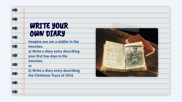 Write your diary | Genially