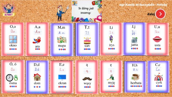 Alfabet demonstracyjny | Genially