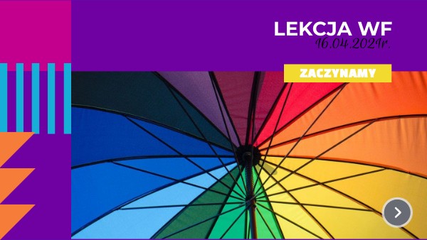 Lekcja wf 16.04.2021r. | Genially