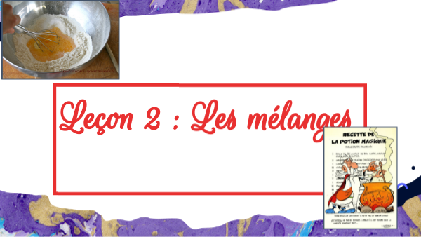 6ème L2 Les mélanges