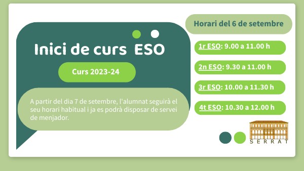 Inici de curs 23-24