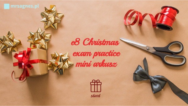 Christmas e8 exam practice 2021 | Genially