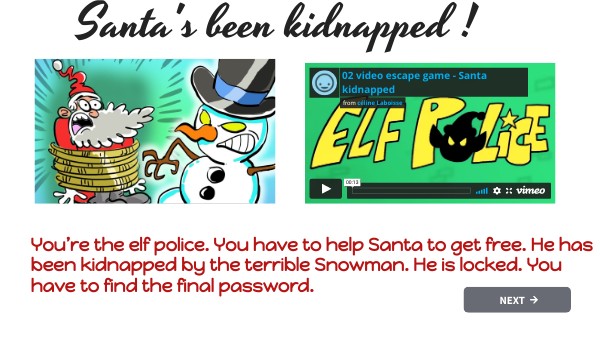 Escape christmas | Genially