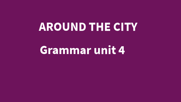 grammar unit 4 year 6