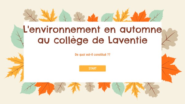 Environnement automne sixième