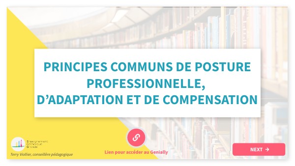 ADAPTATION ET COMPENSATION | Genially