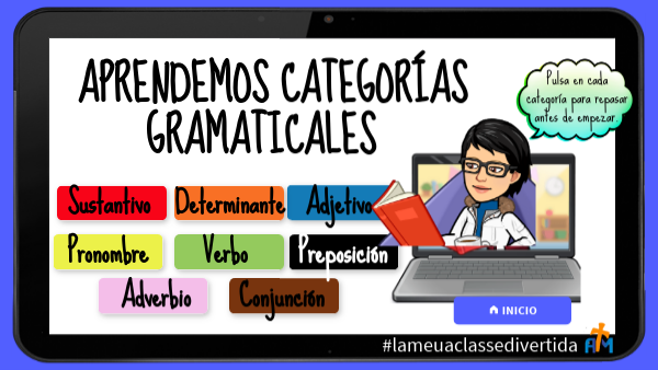 Categorías gramaticales | Genially