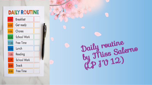 Daily routine | Genially