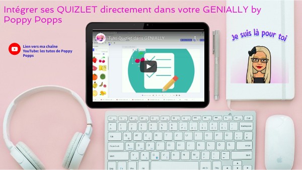 TUTO Intégrer QUIZLET directement dans GENIALLY | Genially