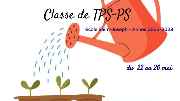 SAINT JO 2023 - semaine du 22 mai | Genially