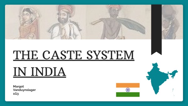The caste system in India