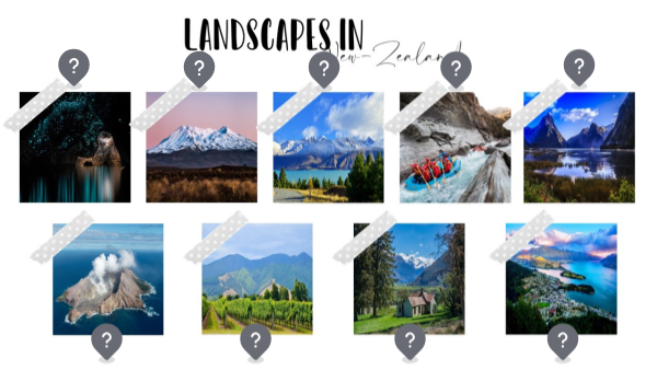 VOCABULARY | Landscapes in New-Zealand | Genially