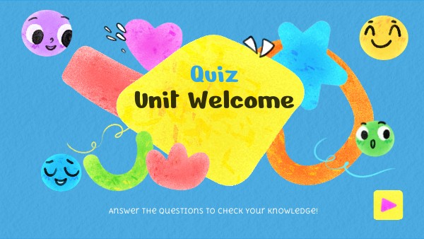 3ºEP Quiz unit welcome | Genially