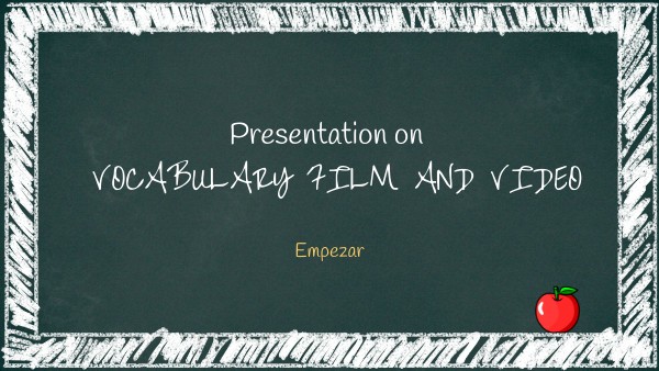 Vocabulary Presentation | Genially