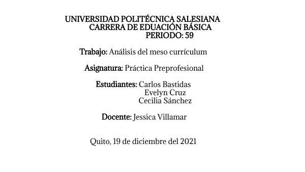 Estructura del Proyecto Educativo Institucional