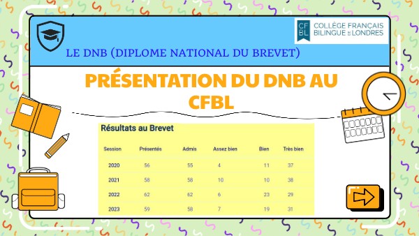 Présentation DNB CFBL
