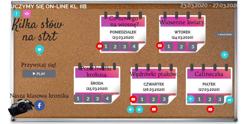 pracujemy zdalnie kl. IIB | Genially