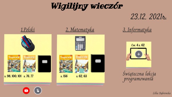 Wigilijny wieczór. | Genially