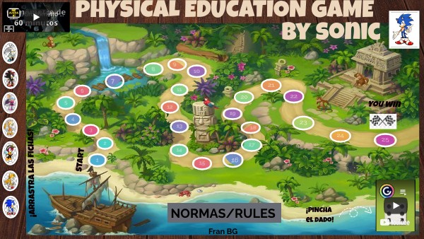 Physical Education board game by Fran