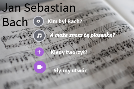 wstęp do lekcji o Jan Sebastian Bach | Genially