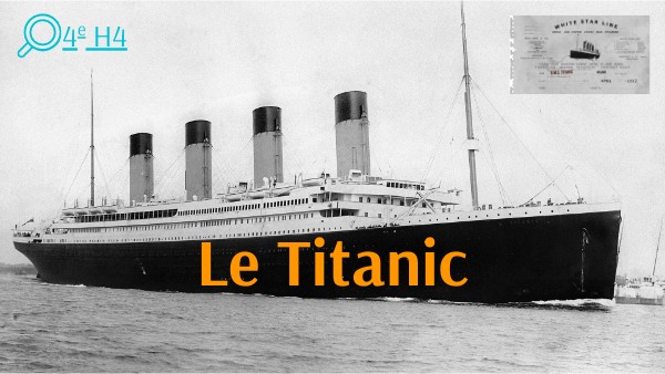 Titanic activité | Genially