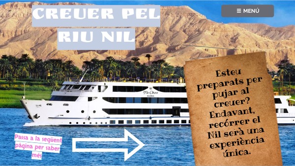 Creuer pel riu Nil | Genially