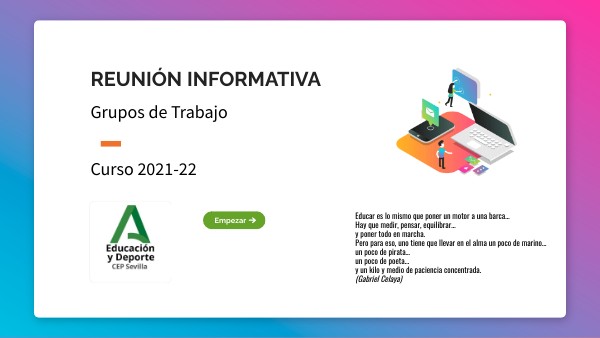 REUNIÓN INFORMATIVA GT | Genially