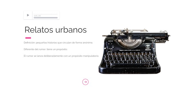 U 2 Relatos urbanos | Genially