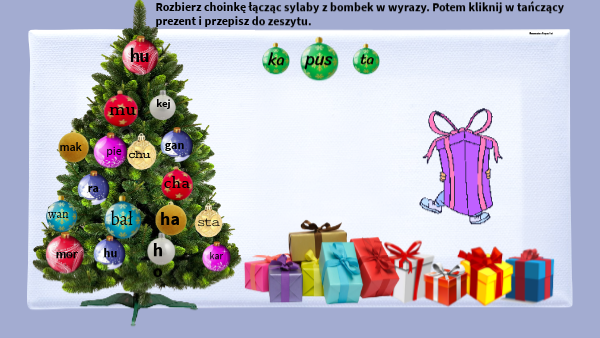 Sylabowa choinka | Genially