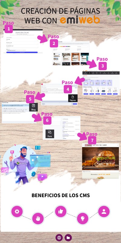 Infografía de EMIWEB
