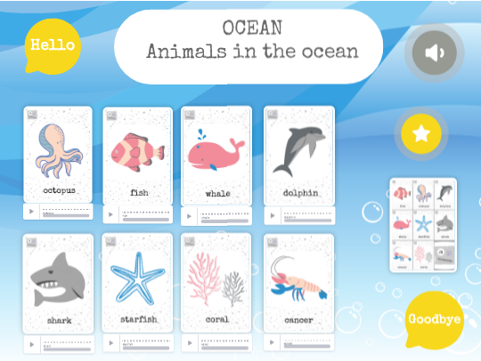 OCEAN - Animals in the ocean (5-6 latki) | Genially