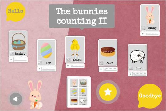 The bunnies counting II (zajęcia interaktywne dla dzieci 4-5 letnich)