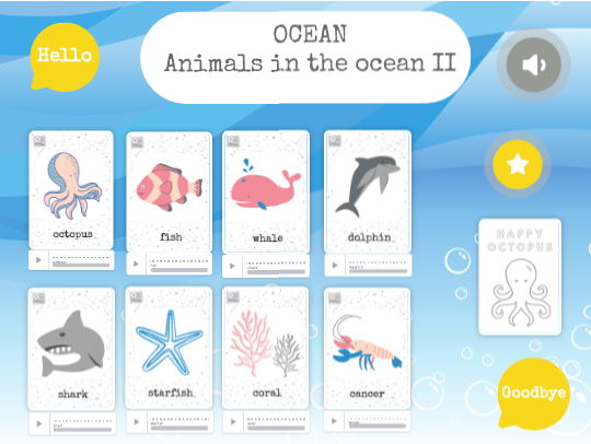 OCEAN - Animals in the ocean II (5-6 latki) | Genially