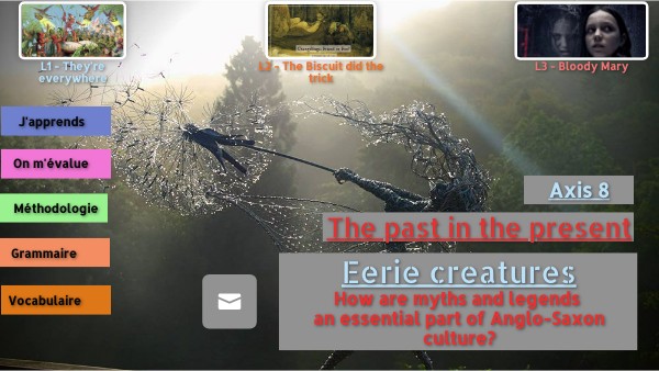 A8U3 - Eerie Creatures | Genially