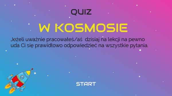 Kosmos - Quiz | Genially