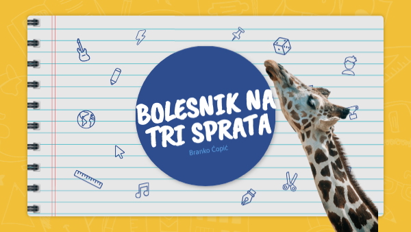 Bolesnik na tri sprata- Branko Ćopić | Genially
