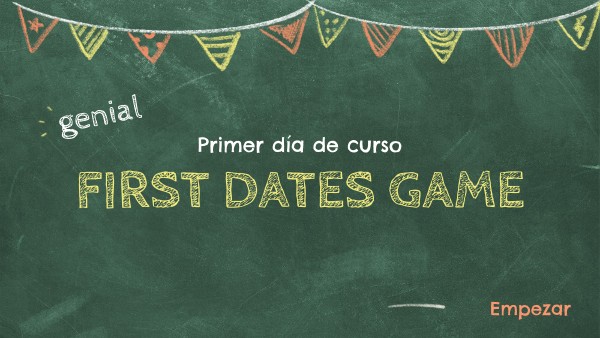 FIRST DATES GAME | Genially